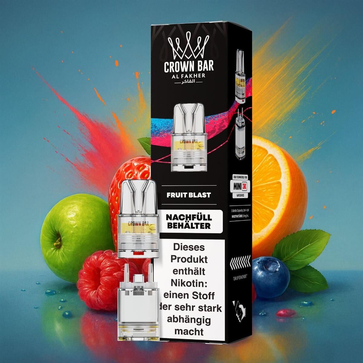 Al Fakher Mini 3K Pod Fruit Blast 20mg | Fruchtig & intensiv