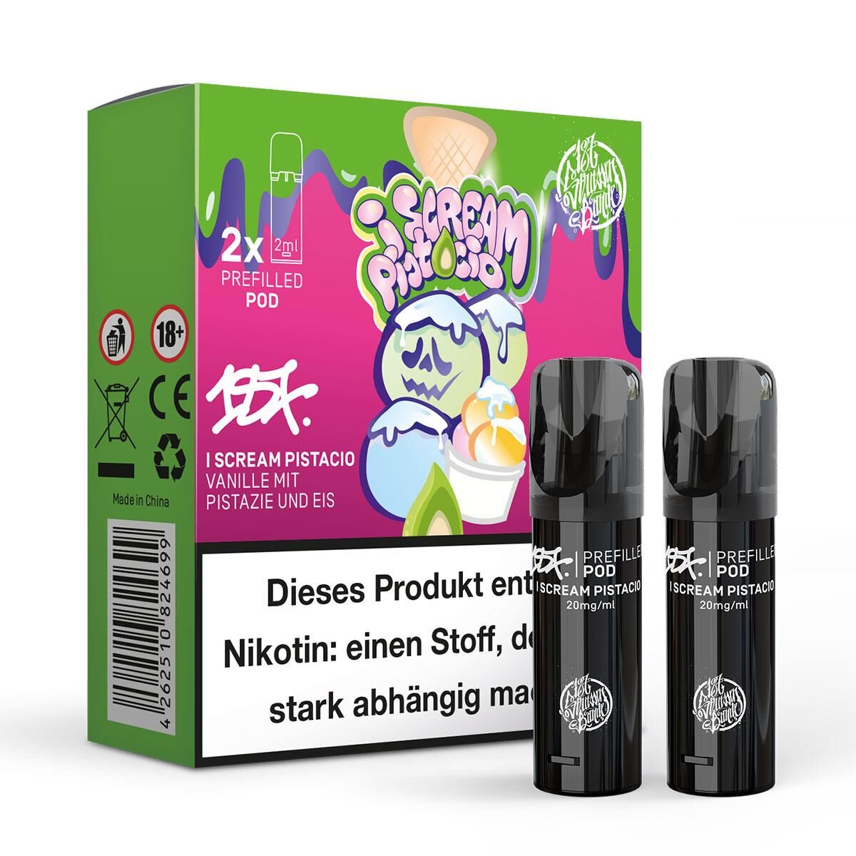 187 I Scream Pistacio Pods – Cremiges Pistazieneis für deine Vape