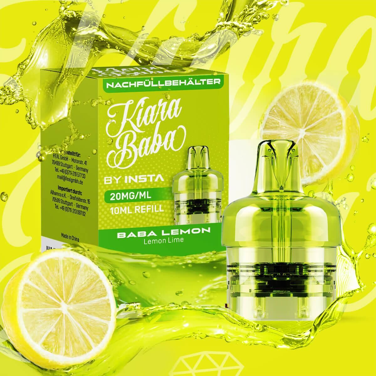 Kiara Baba 10K Pod – Baba Lemon | Frisch, Spritzig, Intensiv