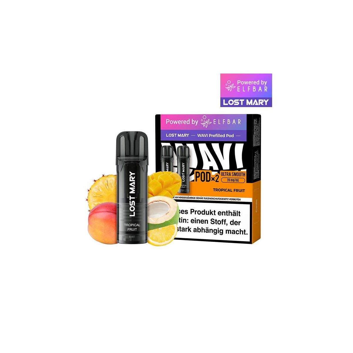 Lost Mary Wavi Pods Tropical Fruit | 2er Pack | ELFA